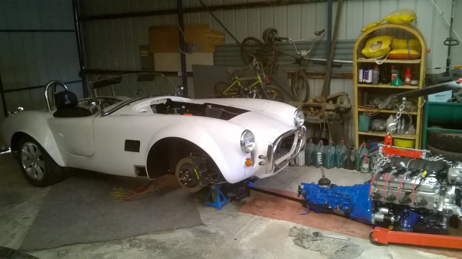 Classic Revival AC Cobra Replica SC 427 : Getting Cobra ready to ...
