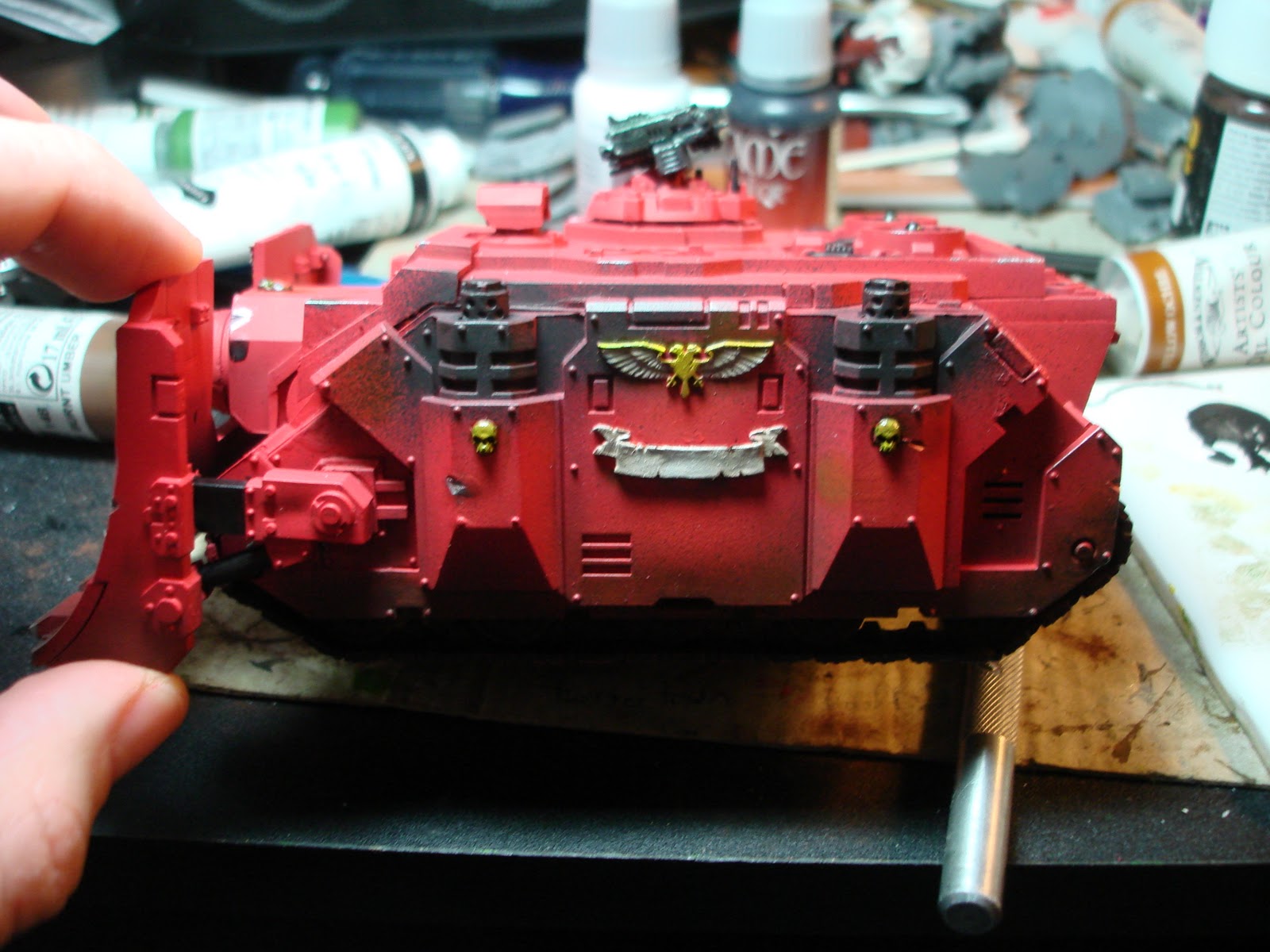 Tex-Wargame-Painting: Blood Angels Vindicator