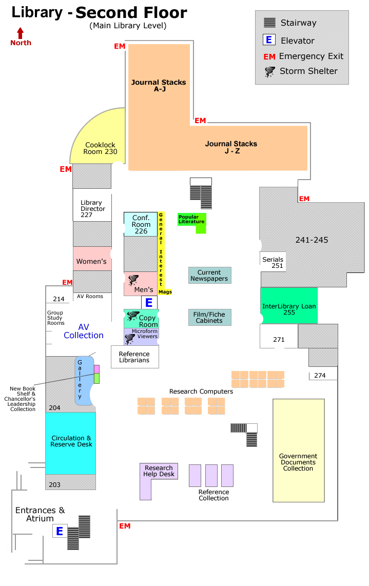 Small Group 1: Library Floor Plan (1st Floor=basement/2nd Floor=main ...