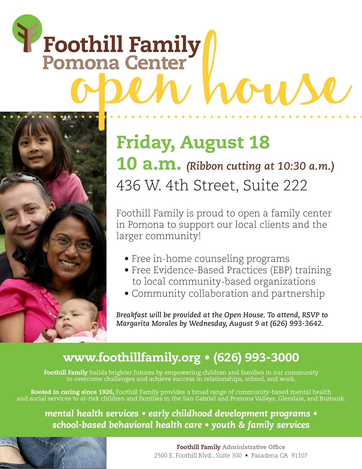 Images of Pomona: Foothill Family Pomona Center Open House