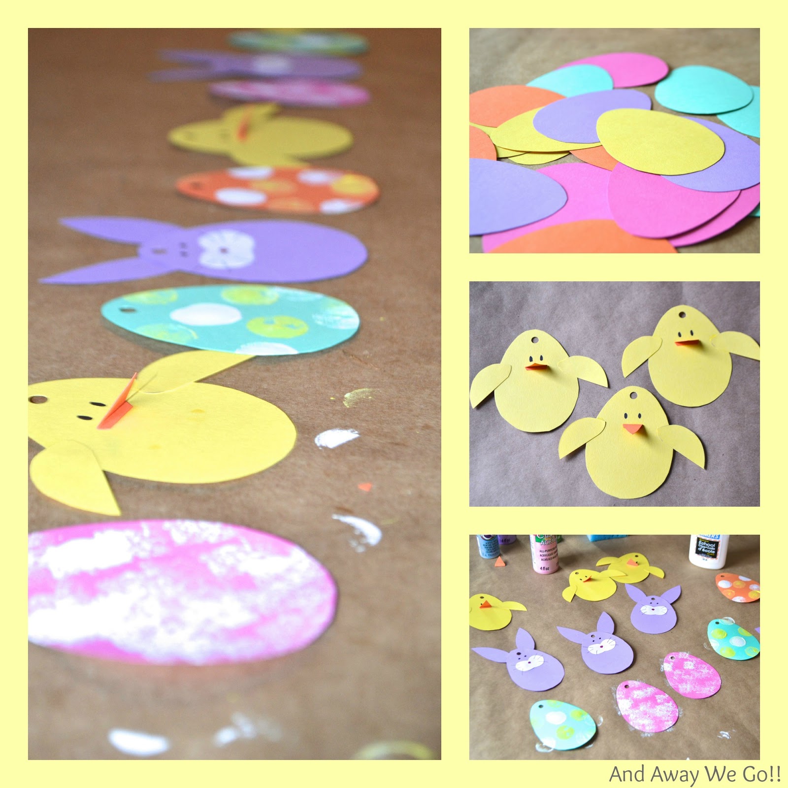 Craft Time with Kids: Easter Garland | The Taylor House