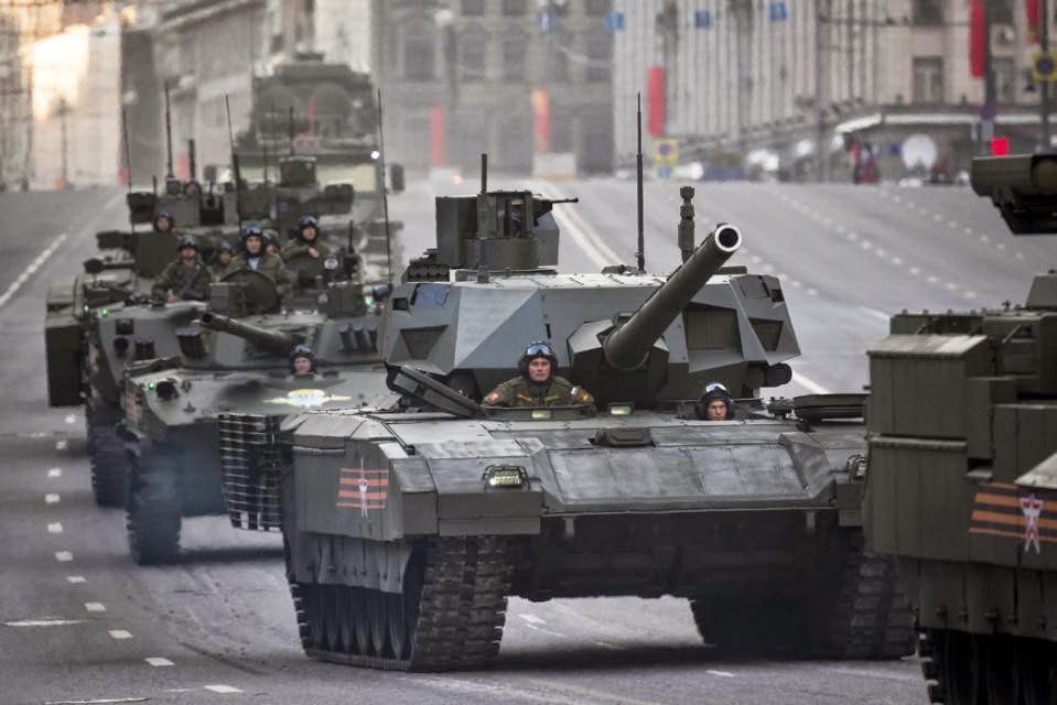 The Dragon's Tales: T-14 Armata Tank in Parade Practice for Russian WW2 ...