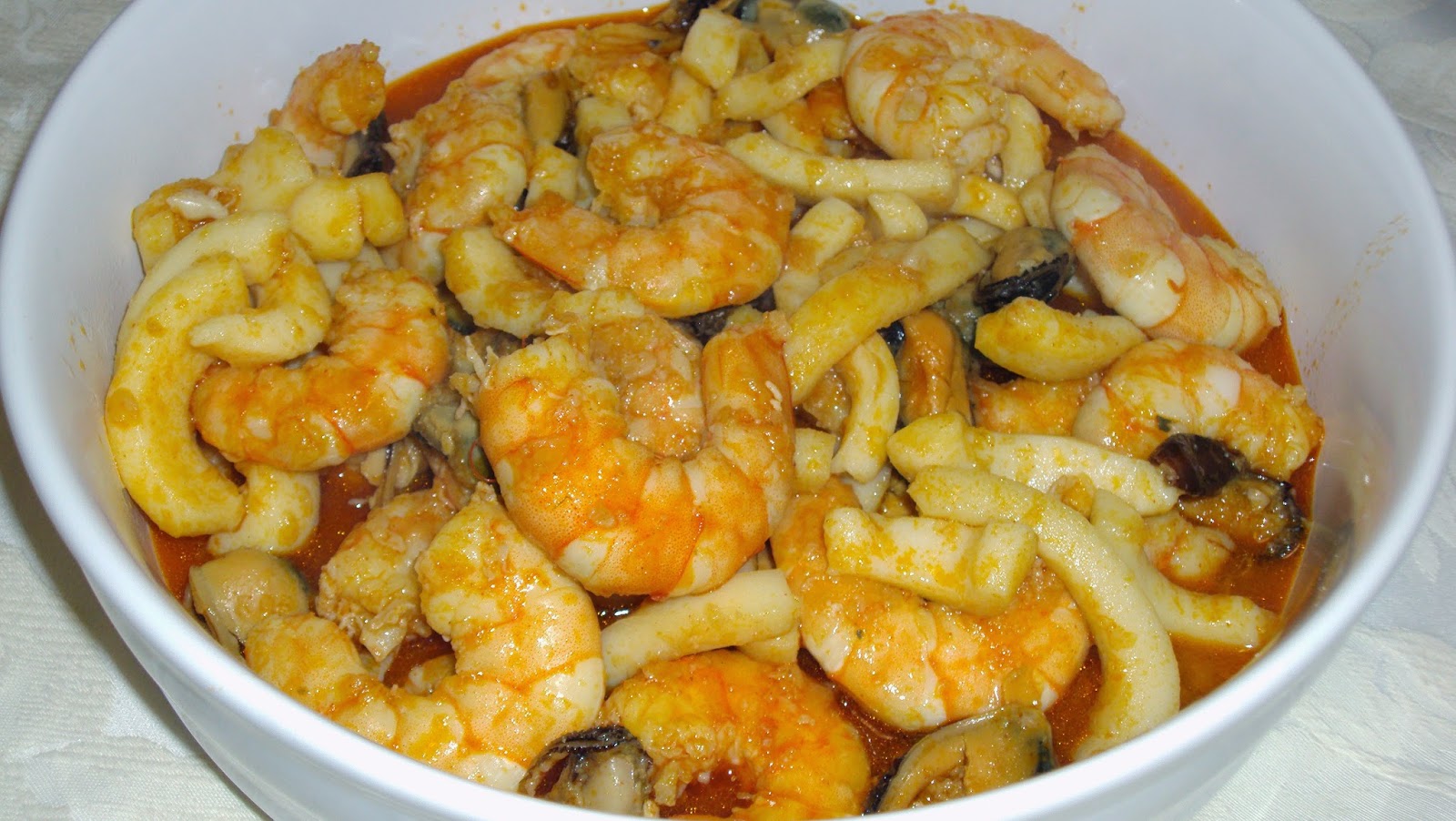 Un plato del día: MARISCOS PICANTES