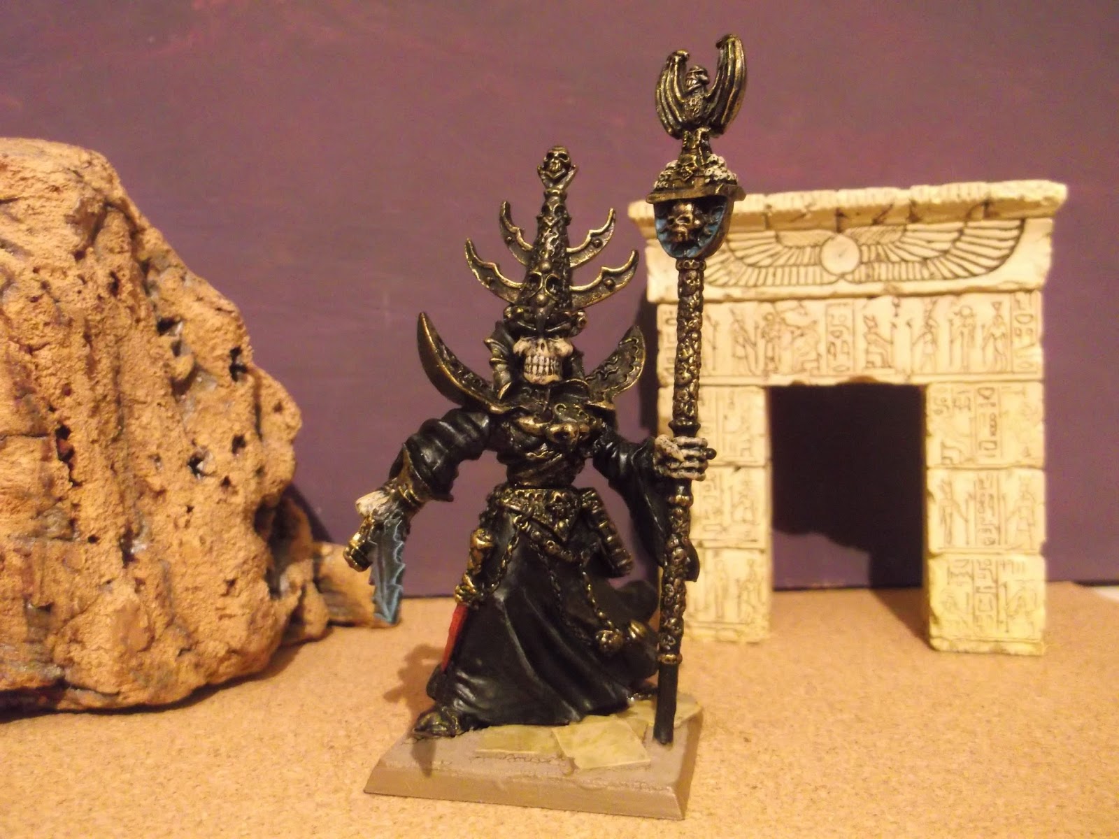Goblin Lee's Miniatures Blog. : Nagash (old version), and 'friends'.