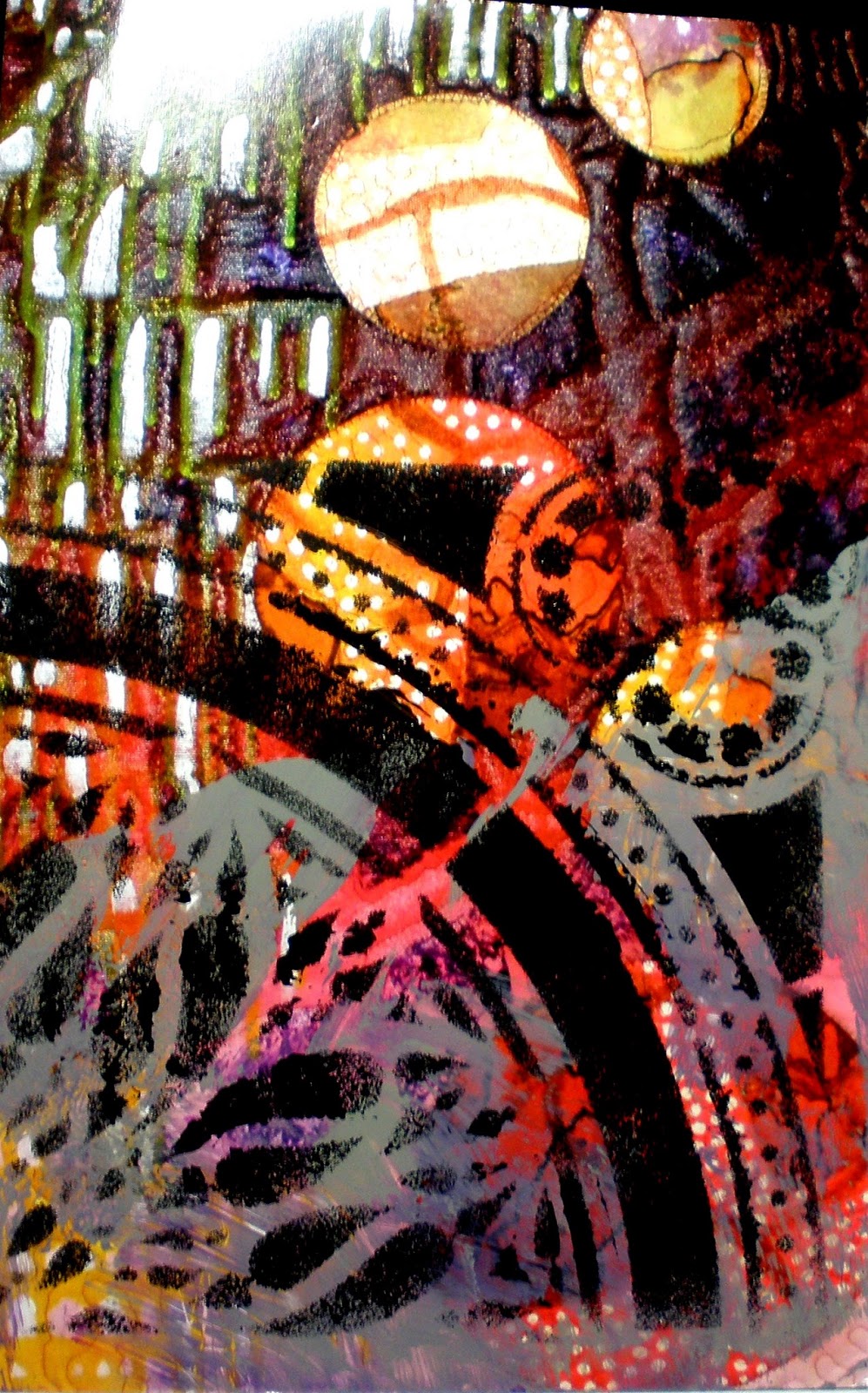 Notes From Straw Mountain Studio: Cool Stencils that Rock