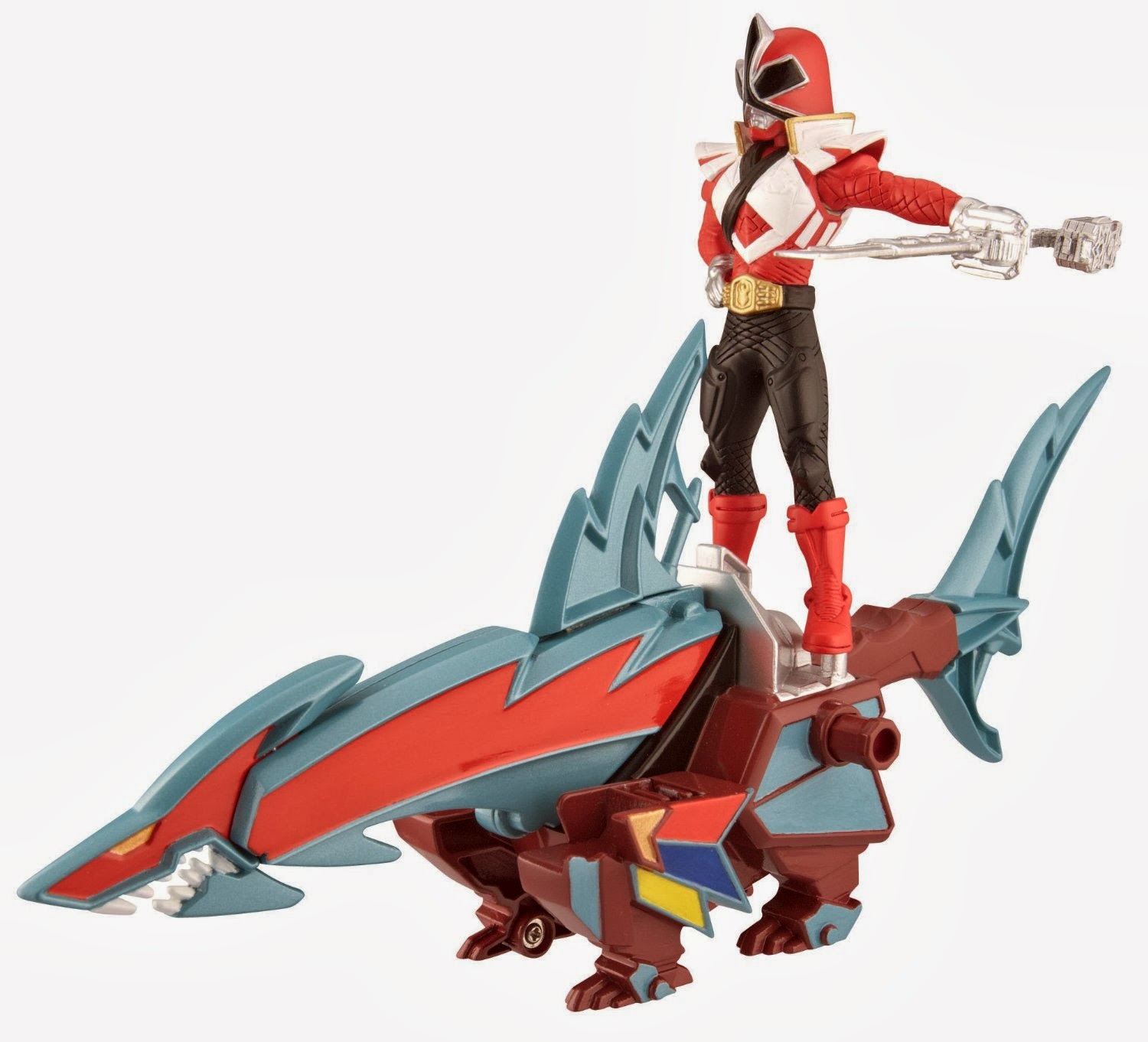 Art Toys Museum: Power Ranger SharkZord with Red Ranger