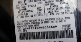 Replacement VIN (vehicle identification number) Stickers: Be DOT ...