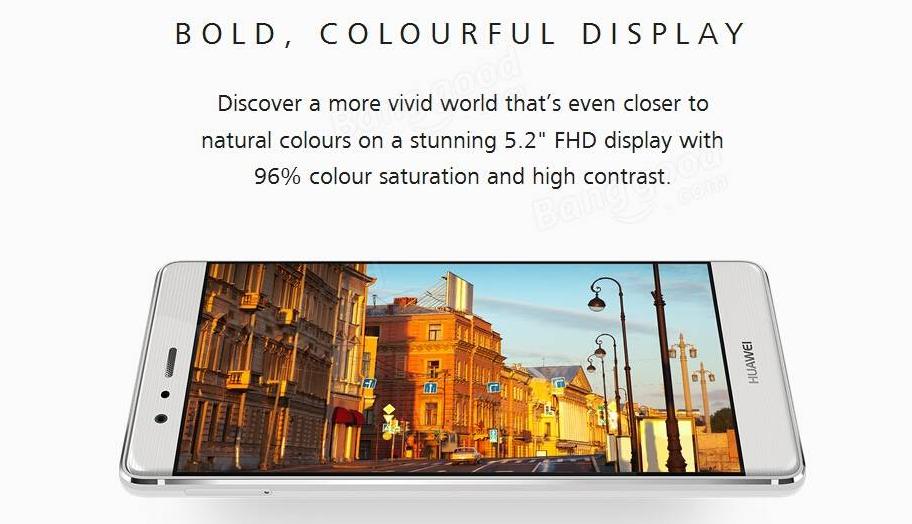 Huawei P9 EVA-DL00 5.2 Inch 3GB RAM 32GB ROM HUAWEI Kirin 955 Octa core ...