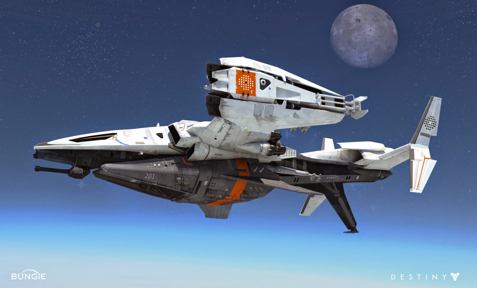 Space Ship Guru: Destiny Hawk Dropship.