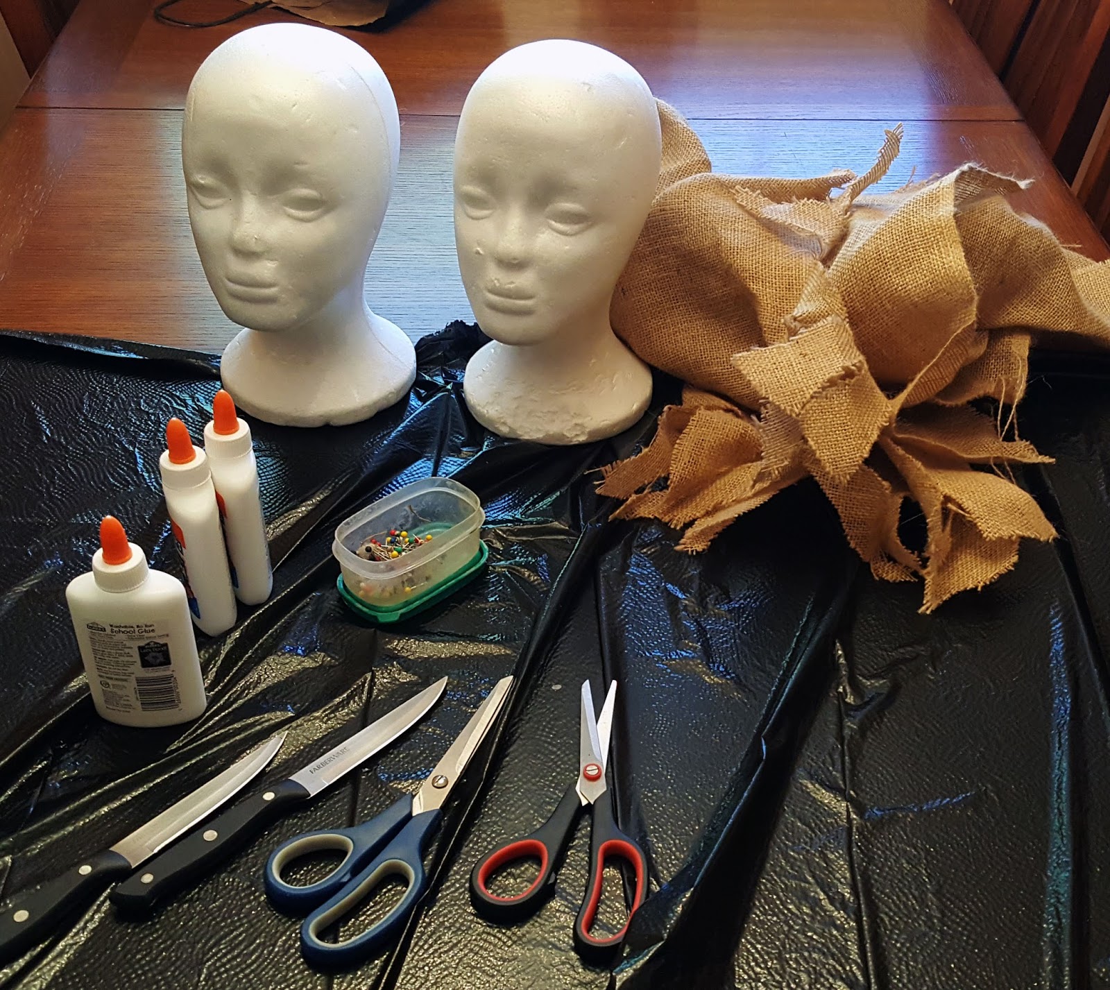 Crafts: Making a Scarecrow Head