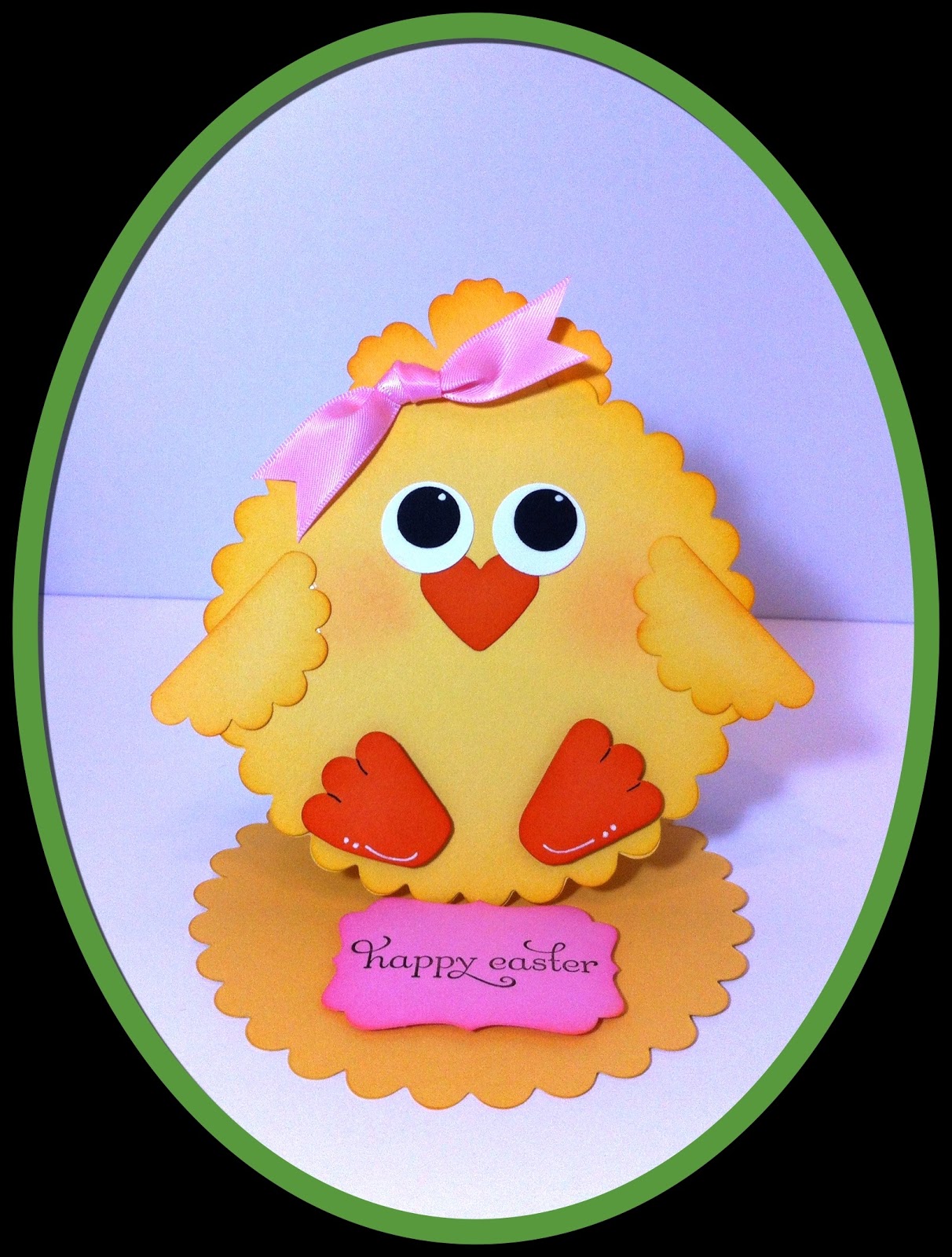 Crafting with Terry: Stampin Up Scallop Circle Chick Card