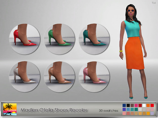 Madlen Ofelia Shoes Recolor - ELFDOR