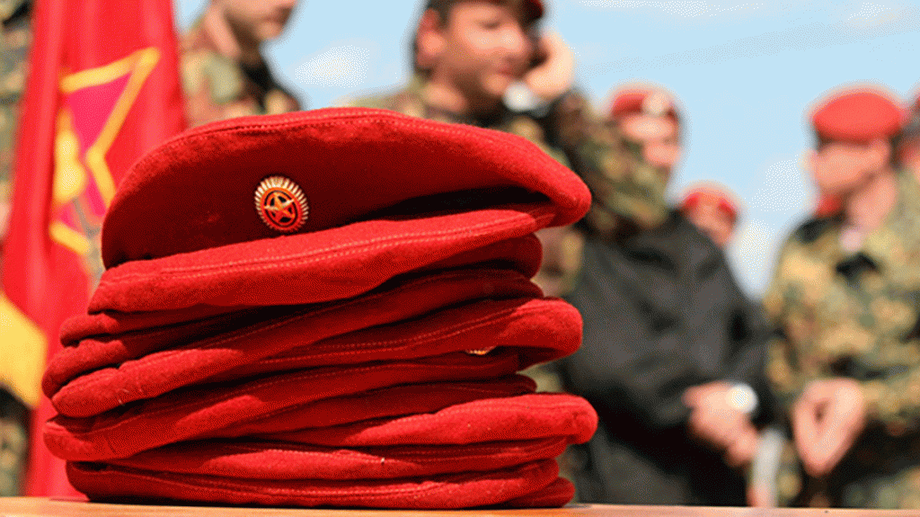 Maroon beret Russian Federation