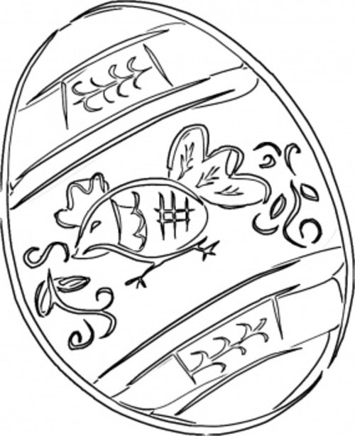 Ukrainian Easter Egg Coloring Coloring Pages