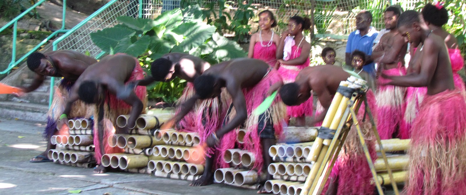 Indigenous music in Papua New Guinea: rubber thongs and bamboo tubes
