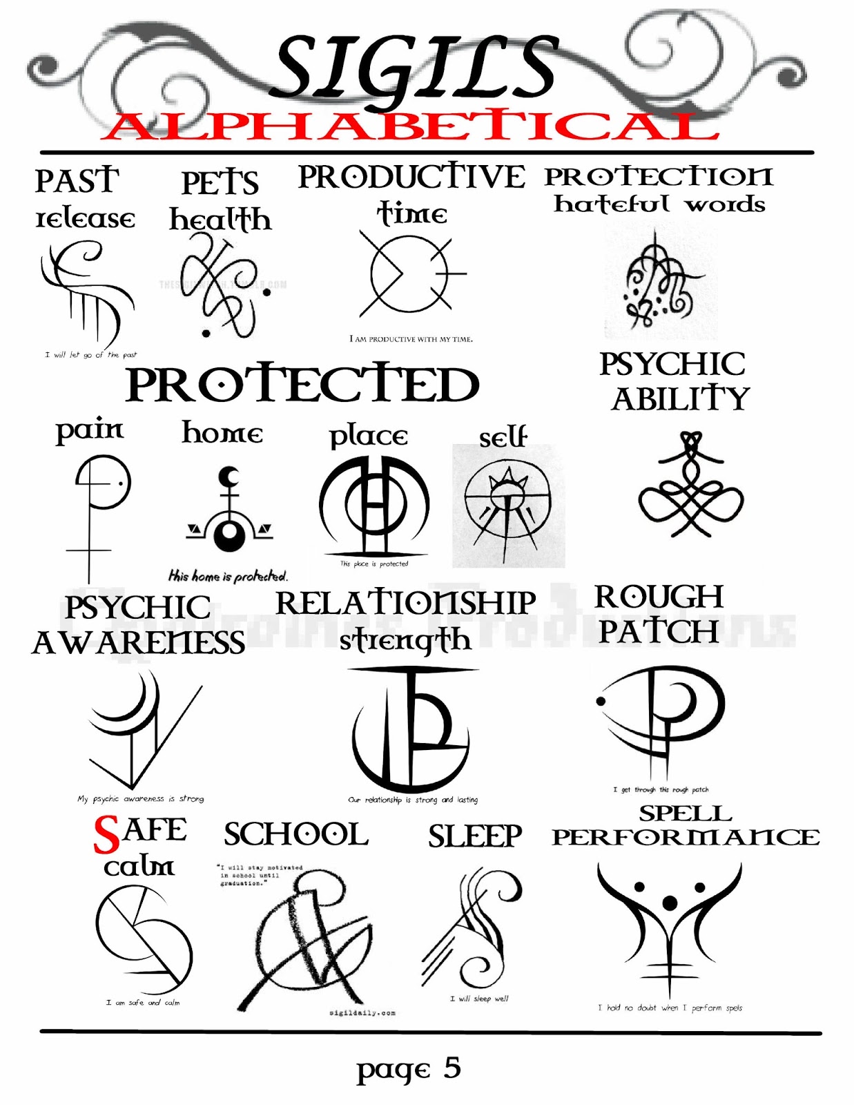 Just a little Witchy : Sigils