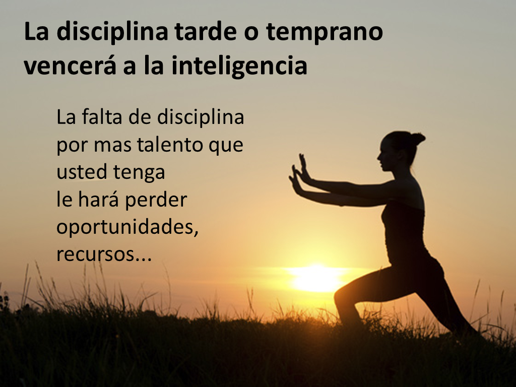 Juan Linares: LA DISCIPLINA VENCE A LA INTELIGENCIA