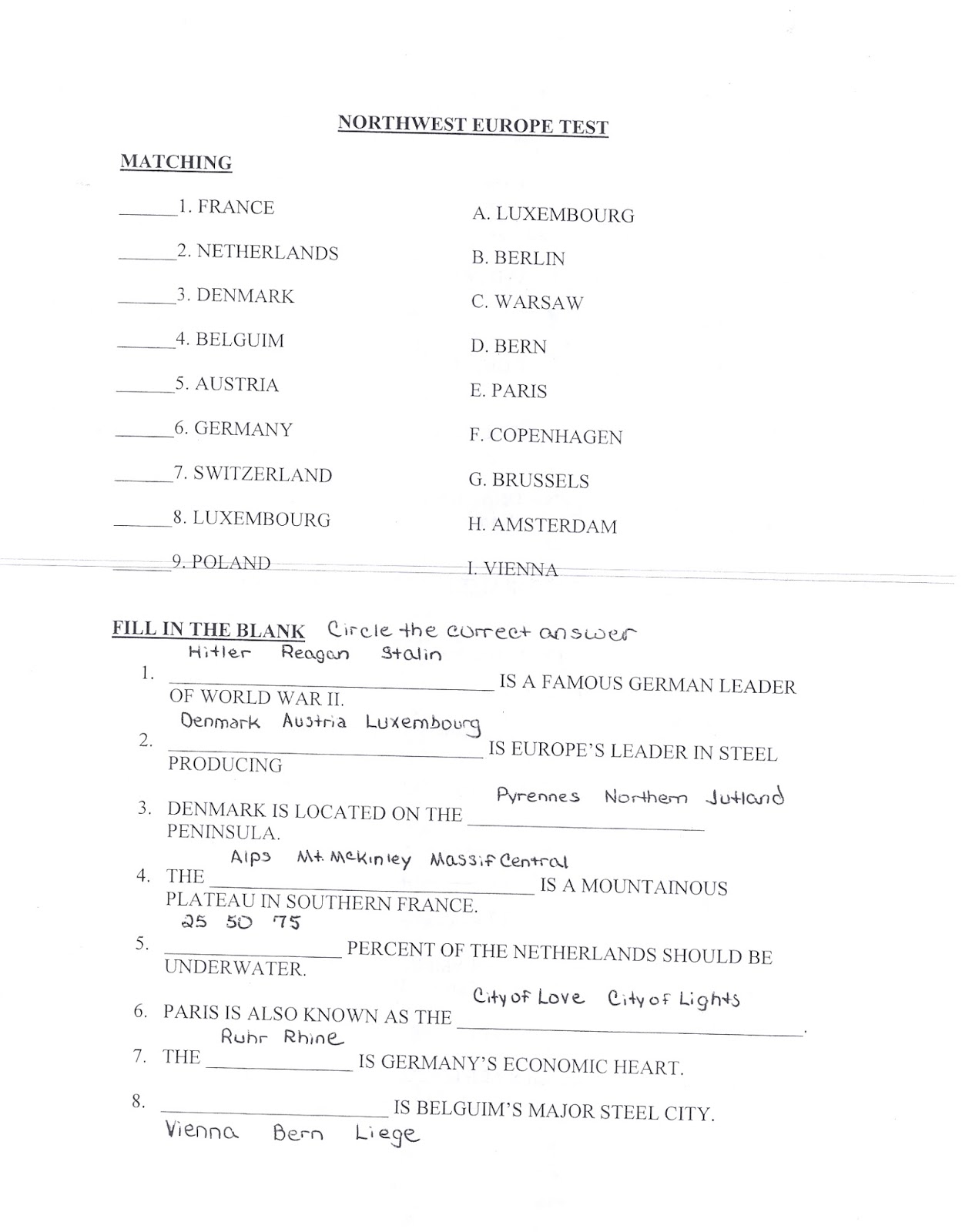 Mr. E's World Geography Page: World Geography 2018 - Northwest Europe ...