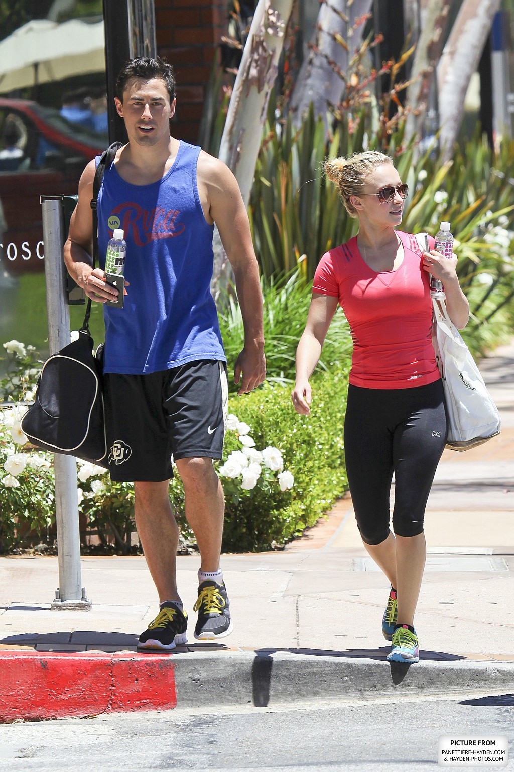 fashion model: Hayden Panettiere Leaving the Gym