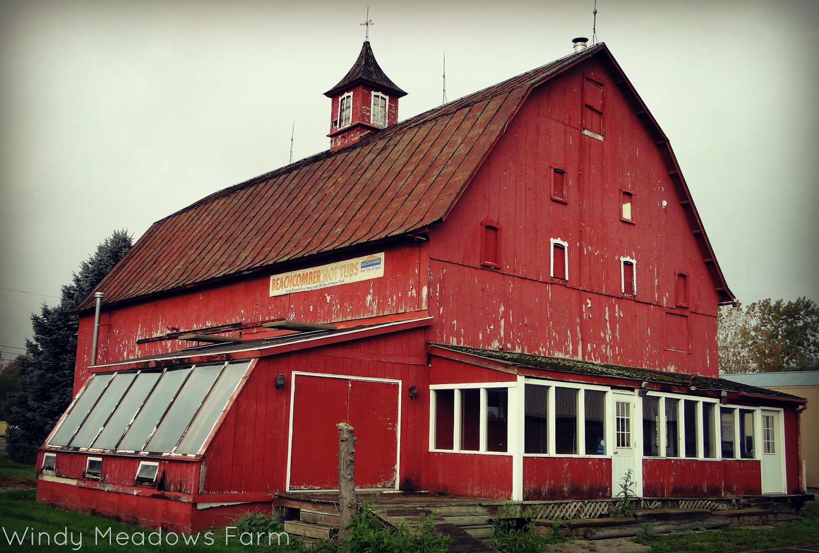 Windy Meadows Farm: rainy day barns...