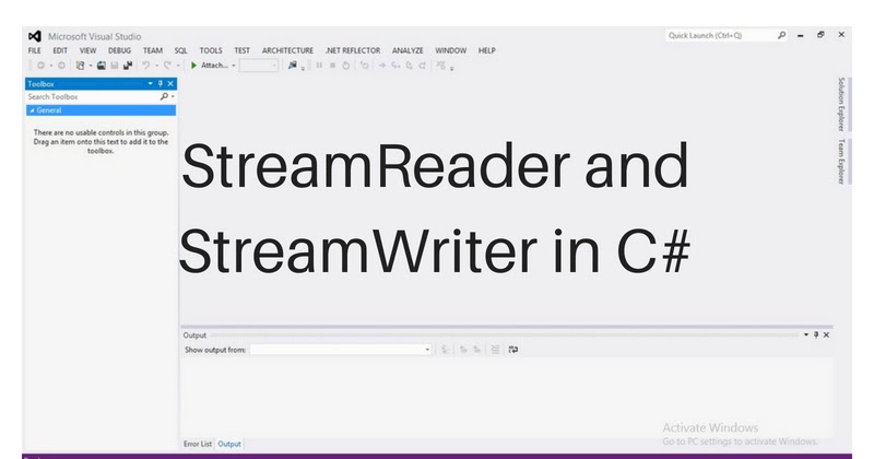 Reading and Writing Files using StreamReader in C# - Programming-World