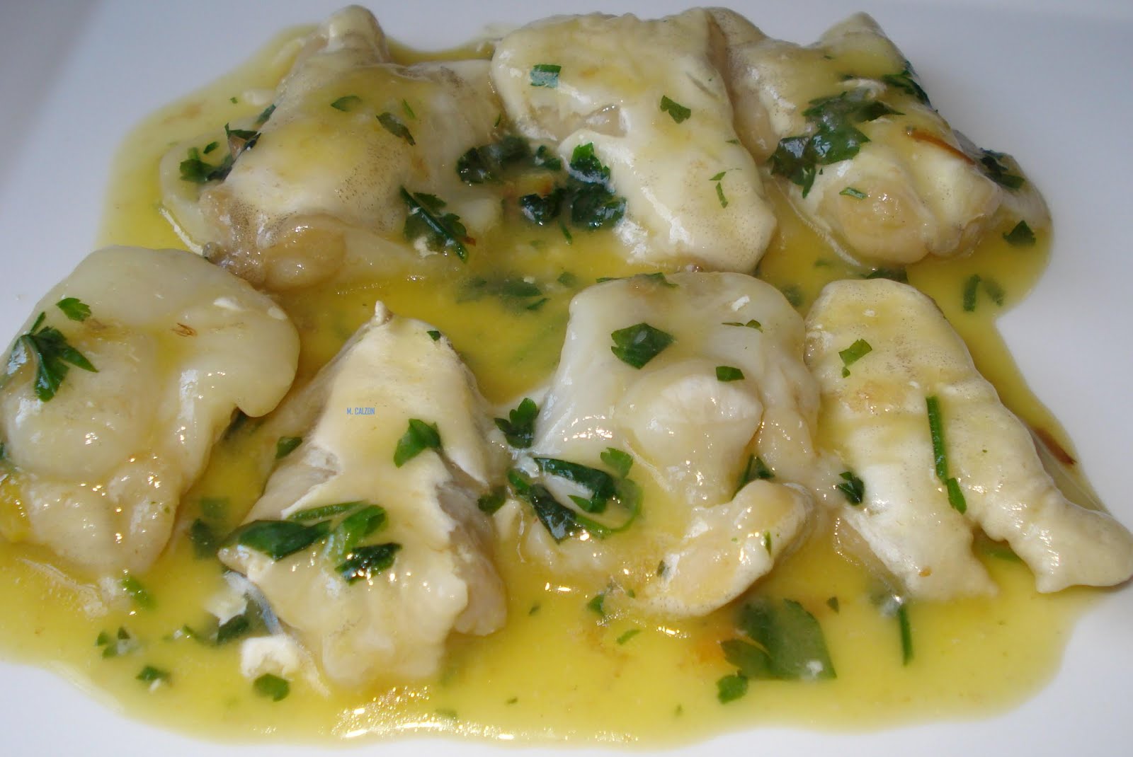 MARÍA CALZÓN - COLECCIÓN DE RECETAS DE COCINA: COCOCHAS DE BACALAO