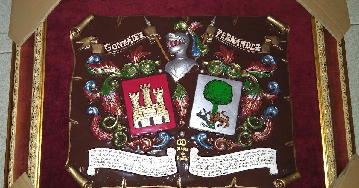 Todo de heráldica: Escudos heráldicos en piedra González y Fernández