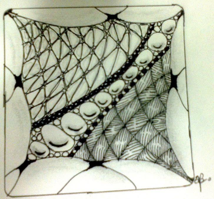 Tickled To Tangle: "It's a String Thing" #95 Tiles