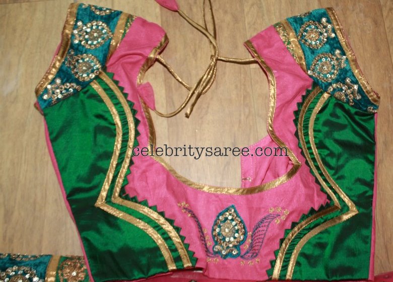 Silk Fabric Latest Saree Blouse Designs - Saree Blouse Patterns