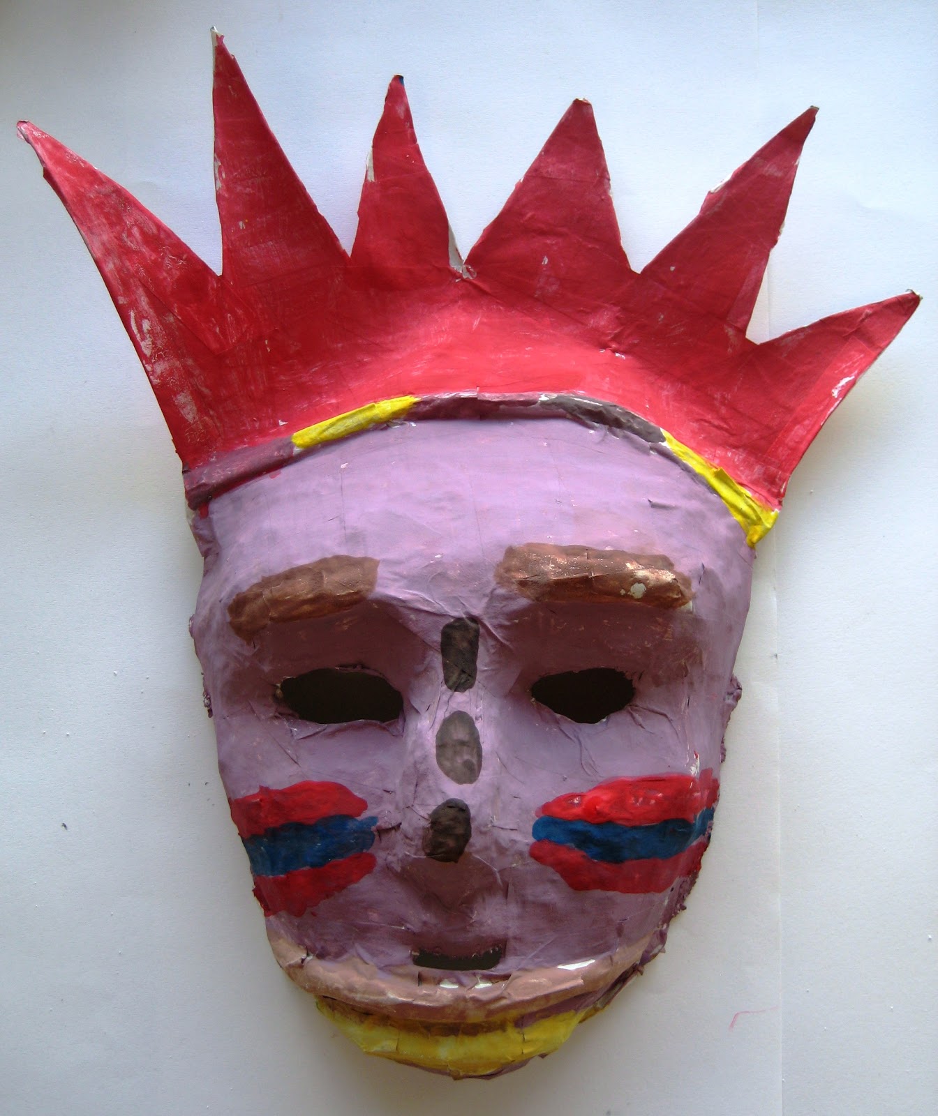 Student Artwork: Year 7 Mask Project