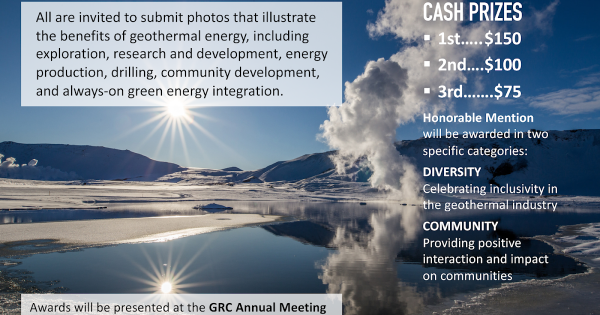 Geothermal Event Will Showcase the Best Geothermal Energy Photos of the ...