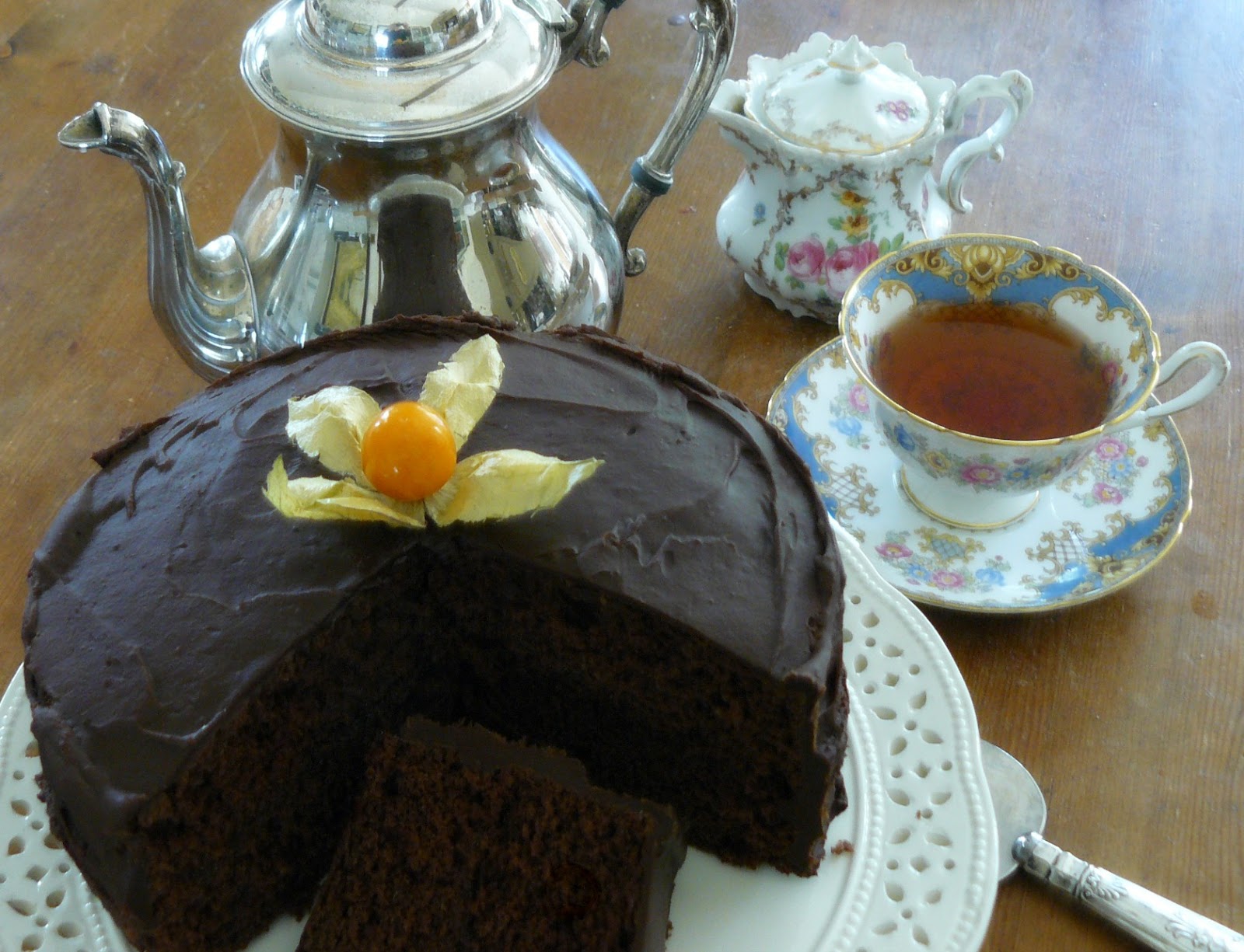 Pear Tree Kitchen: Rich Chocolate Cake, a Victorian Recipe.