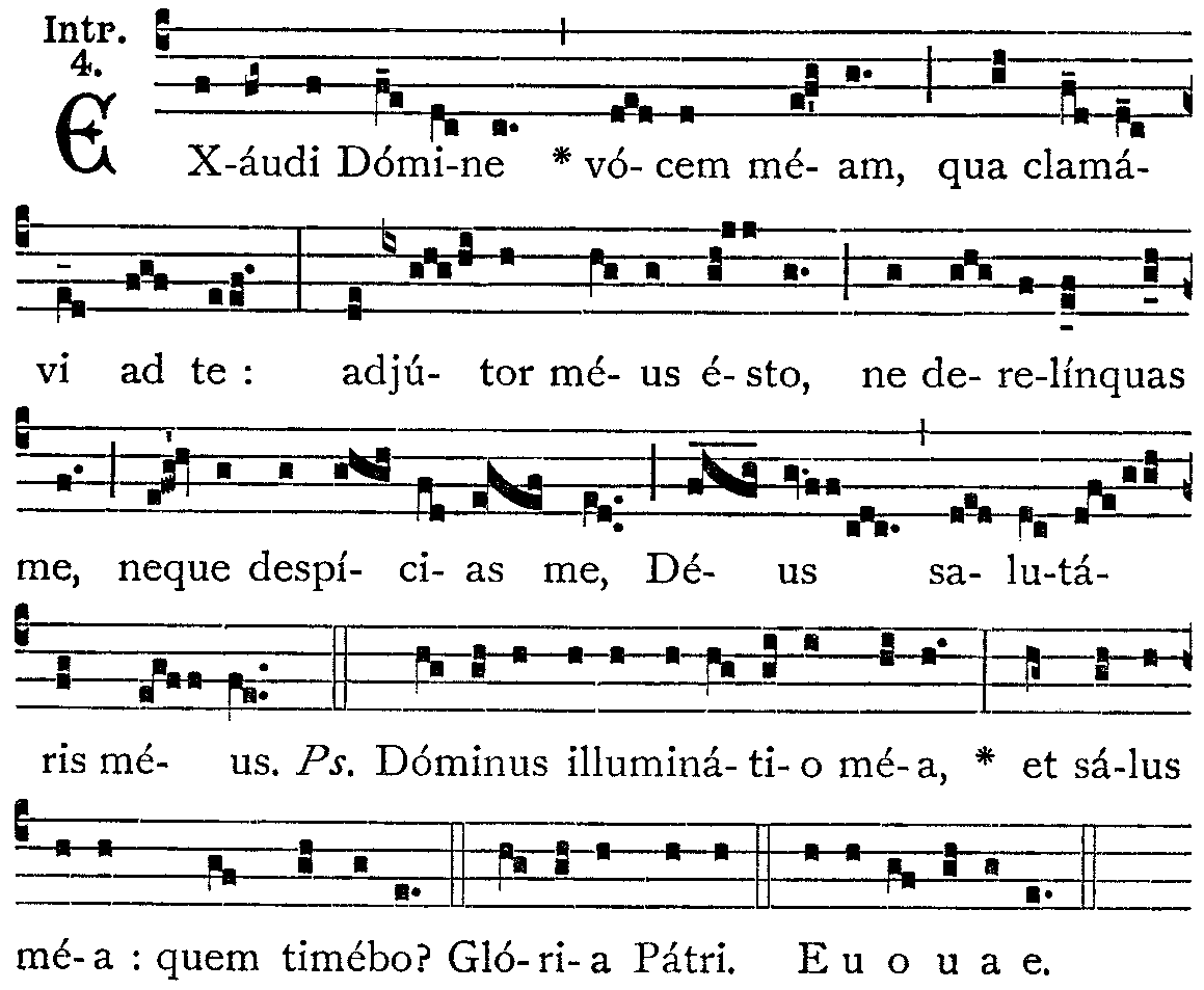 chantblog: Exaudi, Domine (The Introit for the 11th Sunday in Ordinary ...