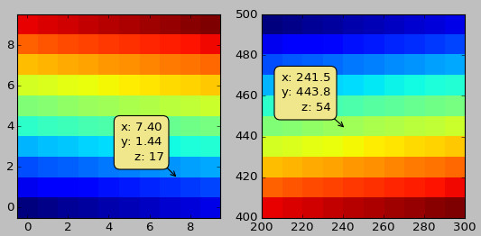 linuxBean14.04(75)matplotlibのインタラクティブなグラフ-p--q