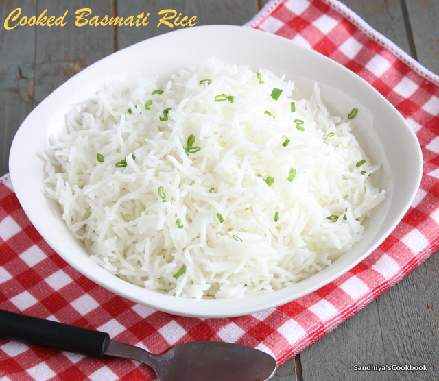 Sandhiya's Cookbook: How To Cook Perfect Basmati Rice in a Pan | Fluffy ...