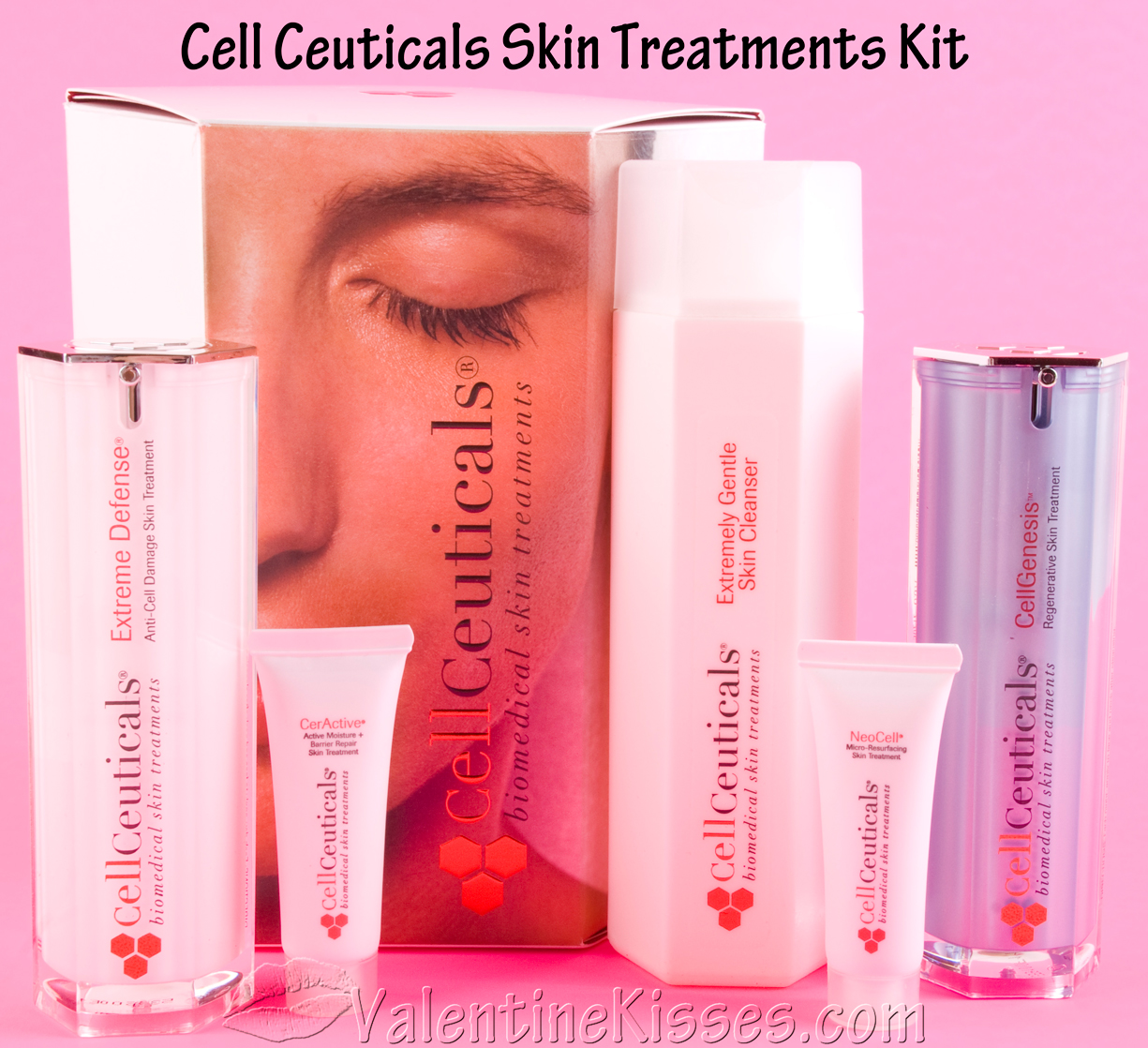 Valentine Kisses: Cell Ceuticals Skin Treatments Kit - pics, swatches ...