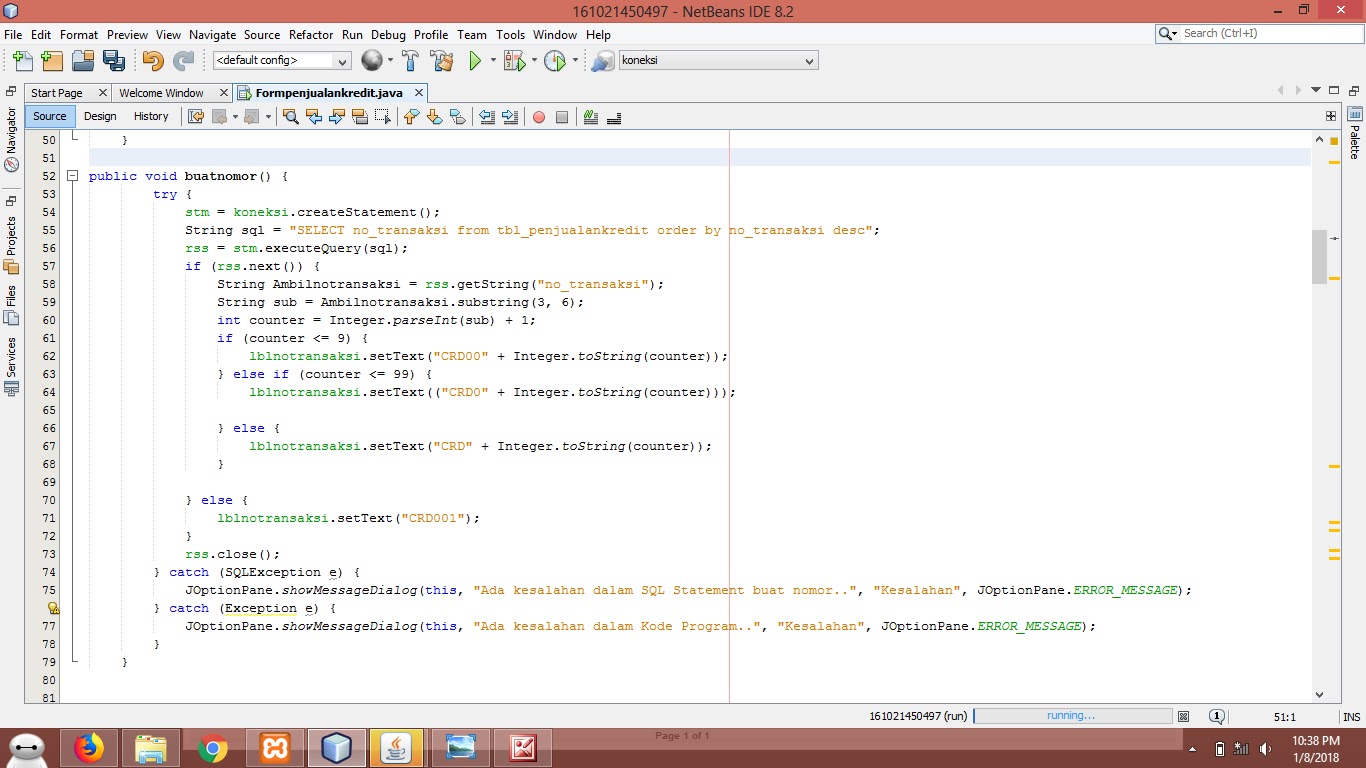 Program Aplikasi Penjualan Motor menggunakan Java Netbeans (Swing GUI)