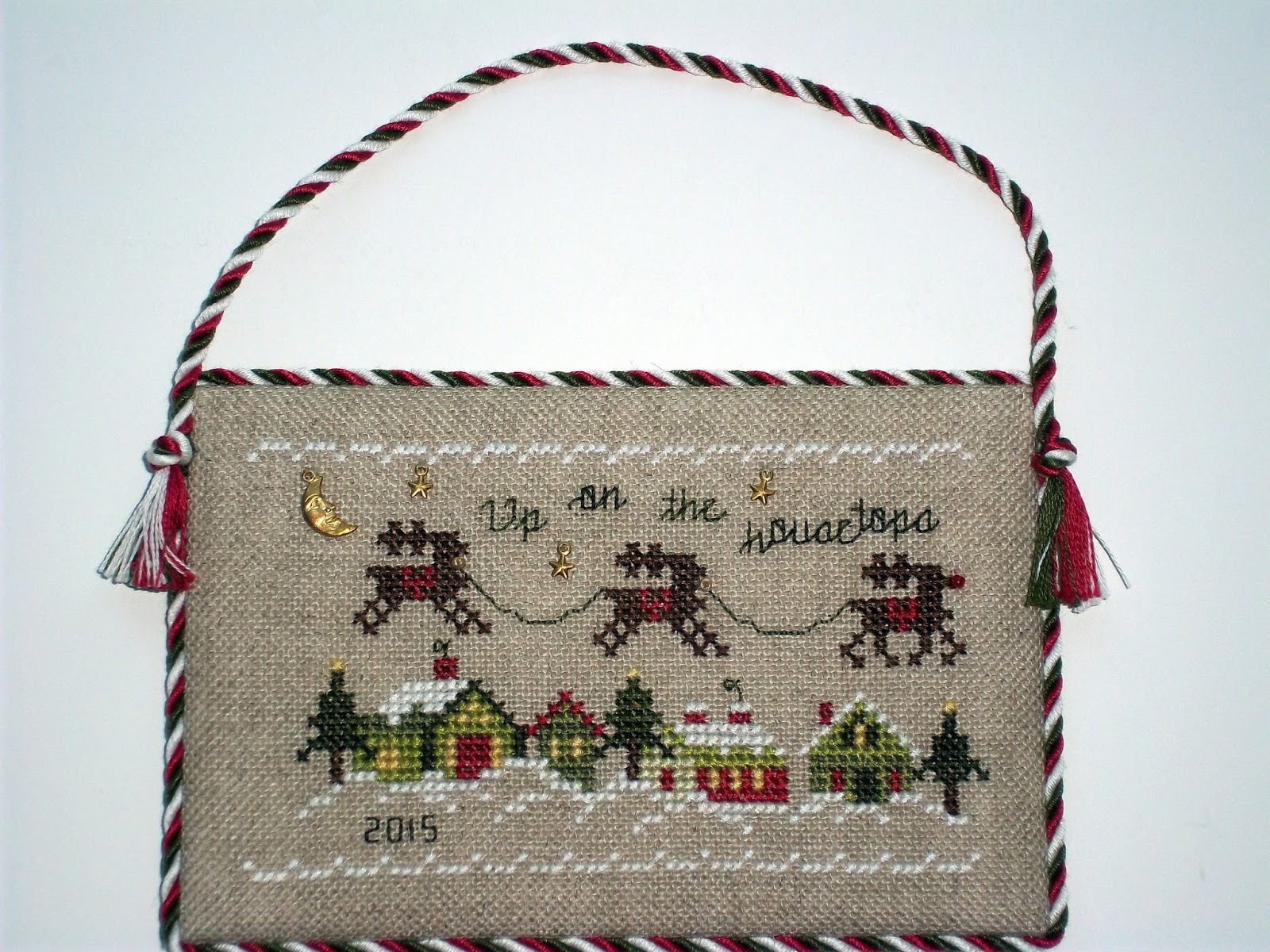 JBW Designs Christmas cross stitch ornament | Cross stitch, Christmas ...