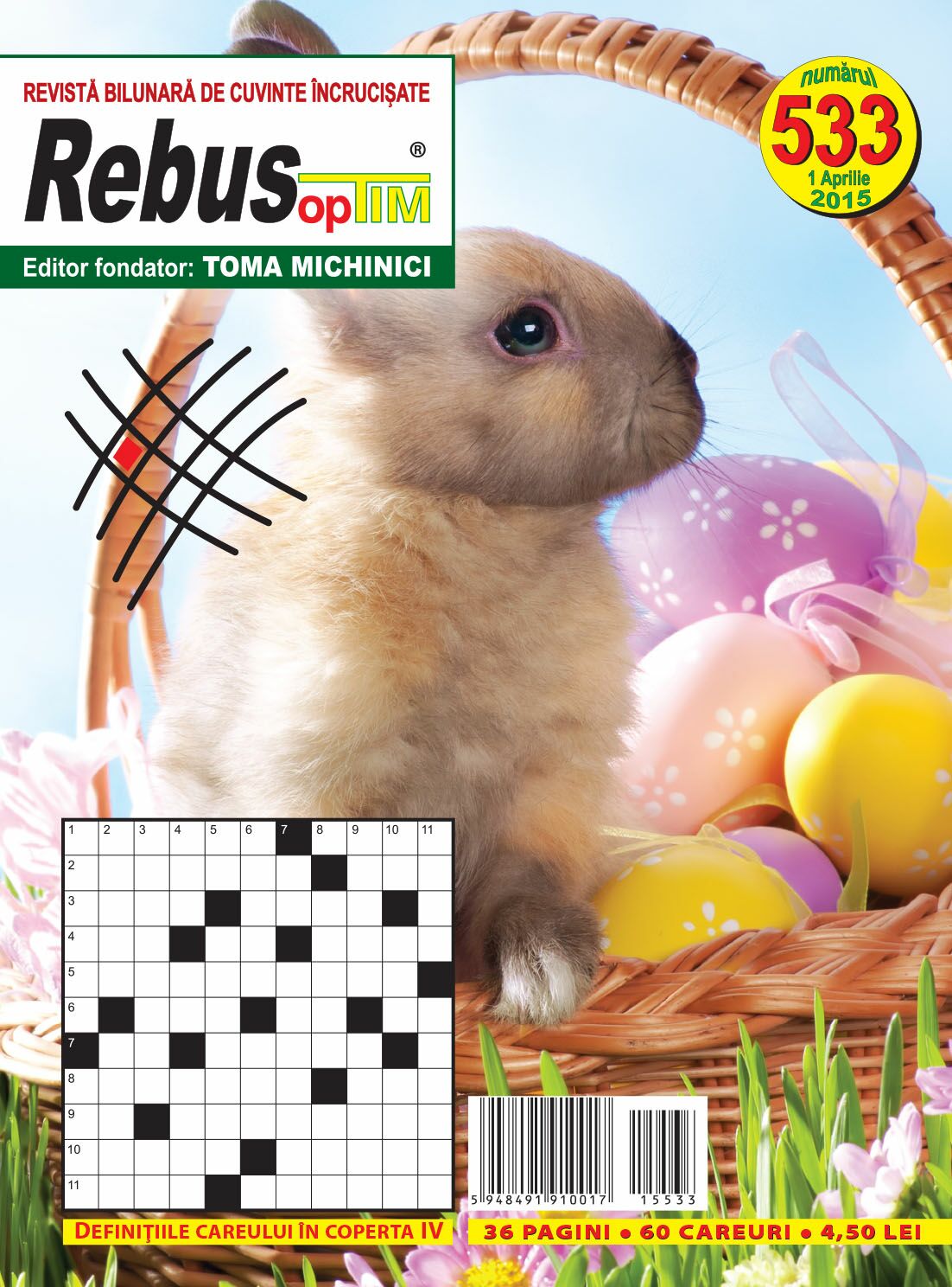 rebusmania-blog-ciocianu: Noi apariţii: Revista Rebus opTIM nr. 533