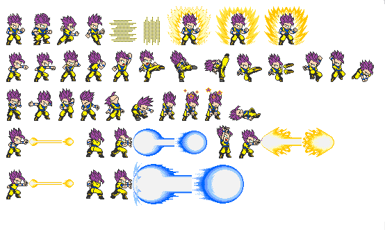 Fan Chars Dragon Ball Z: Sprites