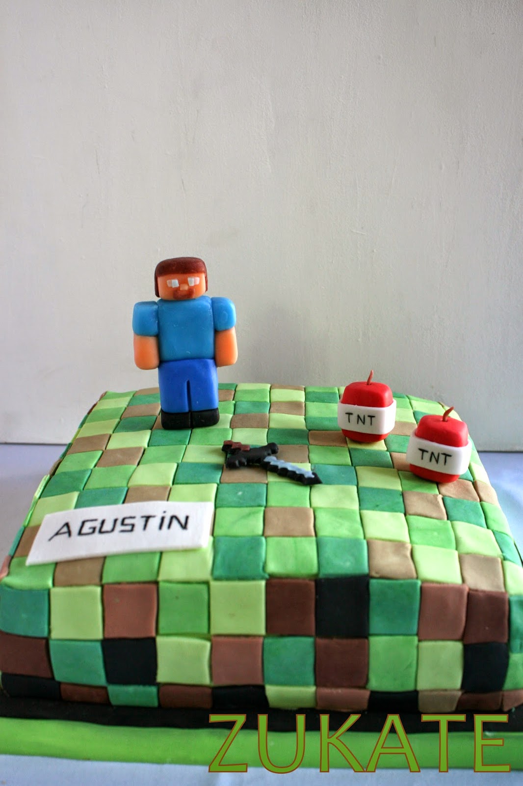 TORTA DE MINECRAFT PARA AGUSTÍN | ZUKATE