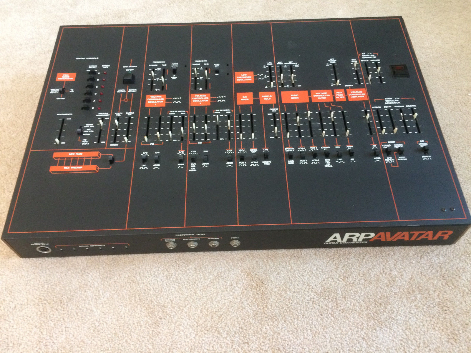 MATRIXSYNTH: ARP Avatar Vintage Guitar Synthesizer with Many Extras