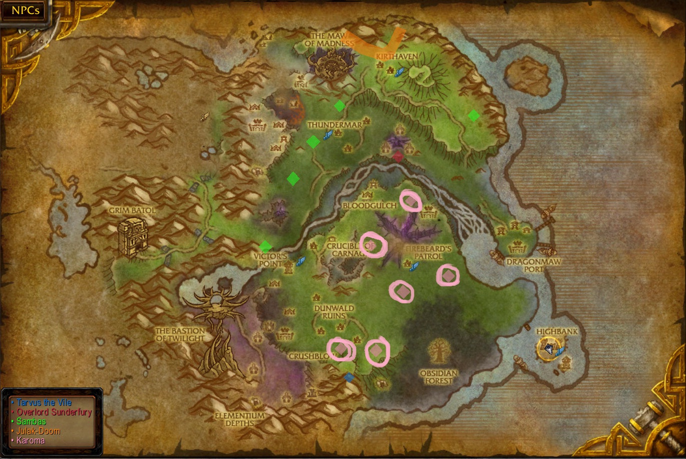 WoW Rare Spawns: Karoma