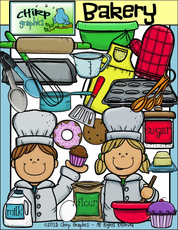 Teach Easy Resources: FREE Clip Art Set to go with a Bakery Theme!