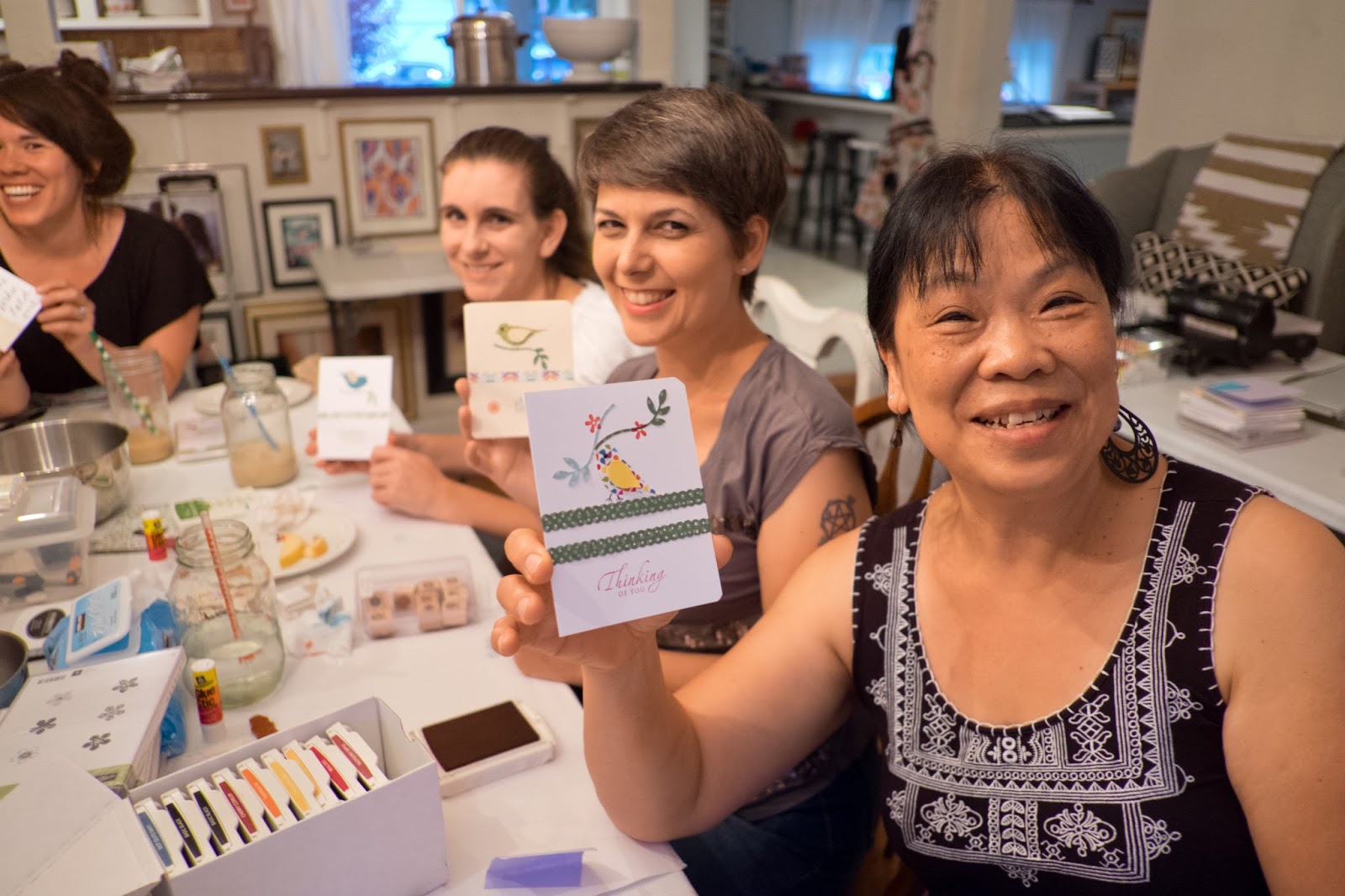 Domestic Fashionista: Girl's Night Card Making Party