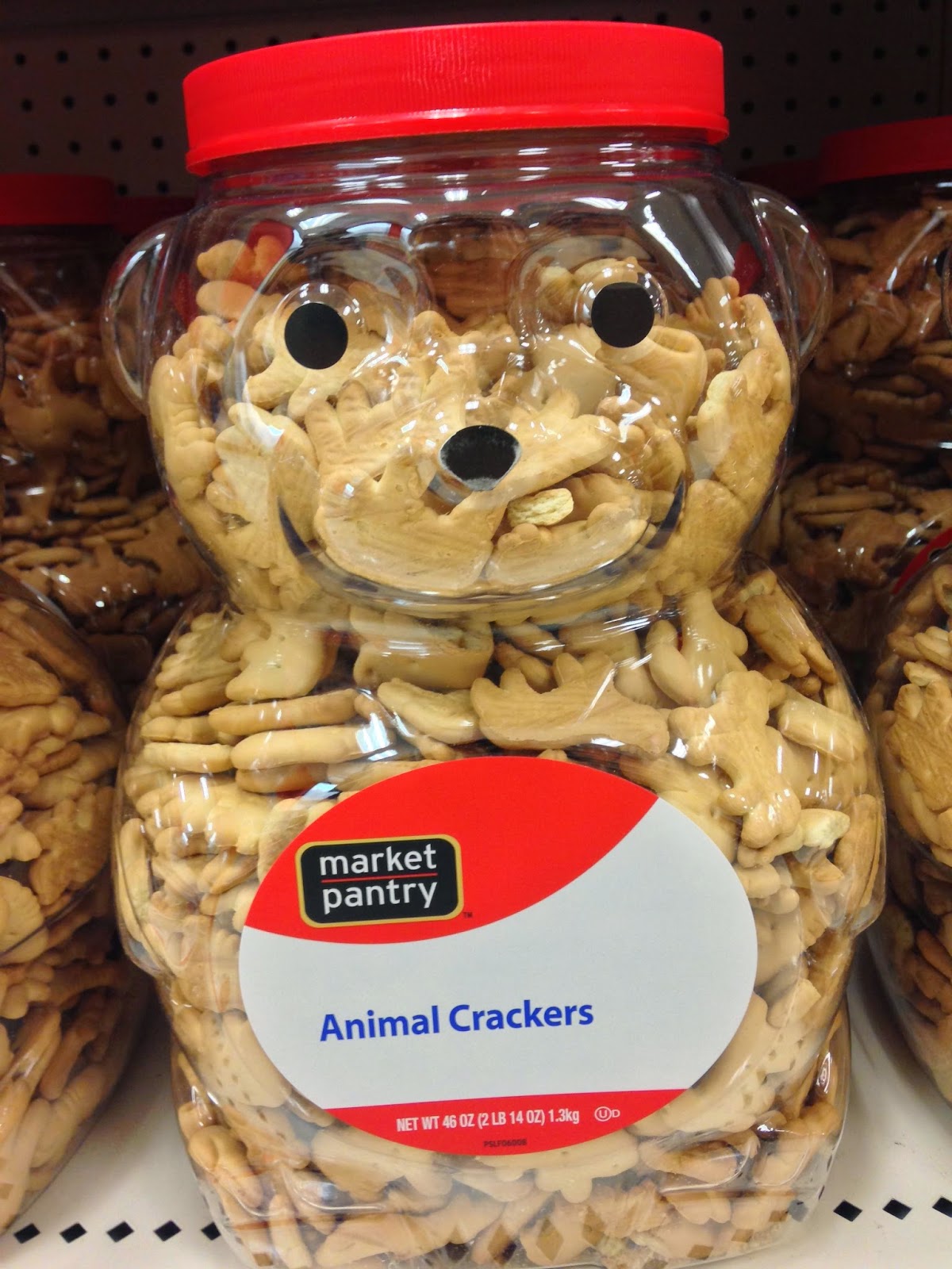 Unique Food Gifts: Animal Crackers in Teddy Bear Container
