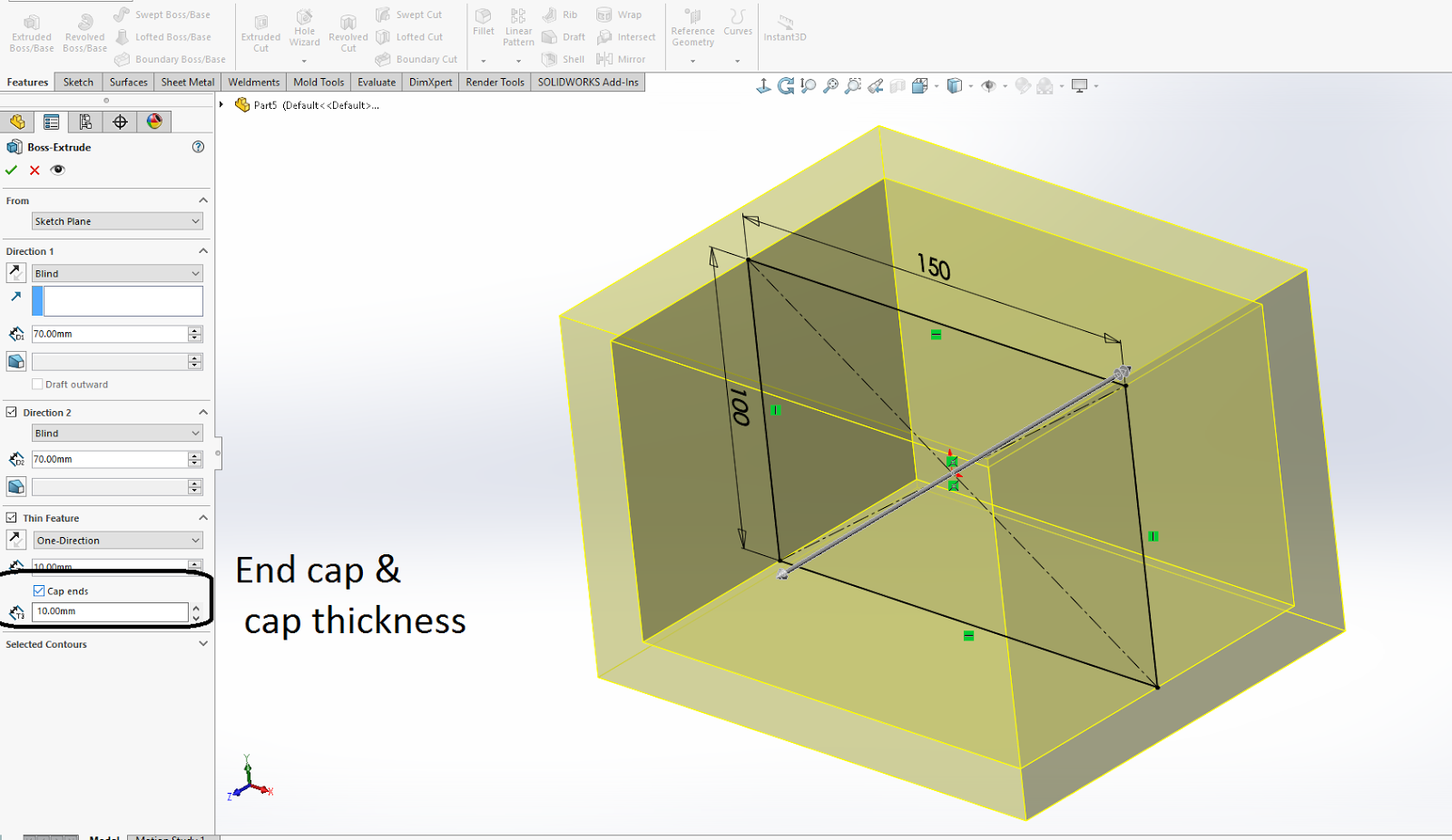 Design Tech Academy: Extruded Boss / Base in Solid Works