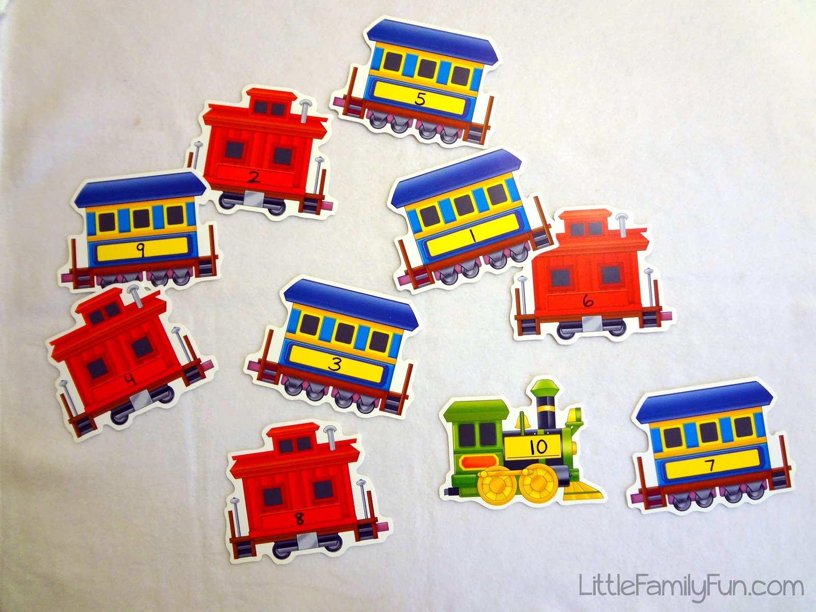 Little Family Fun: Train Counting