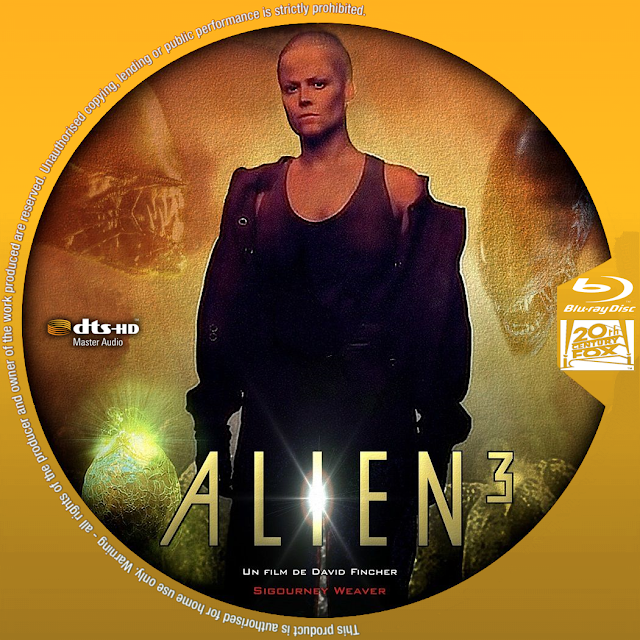 CAPAS DVD-R GRATIS: Alien 3 - (1992) - Blu Ray