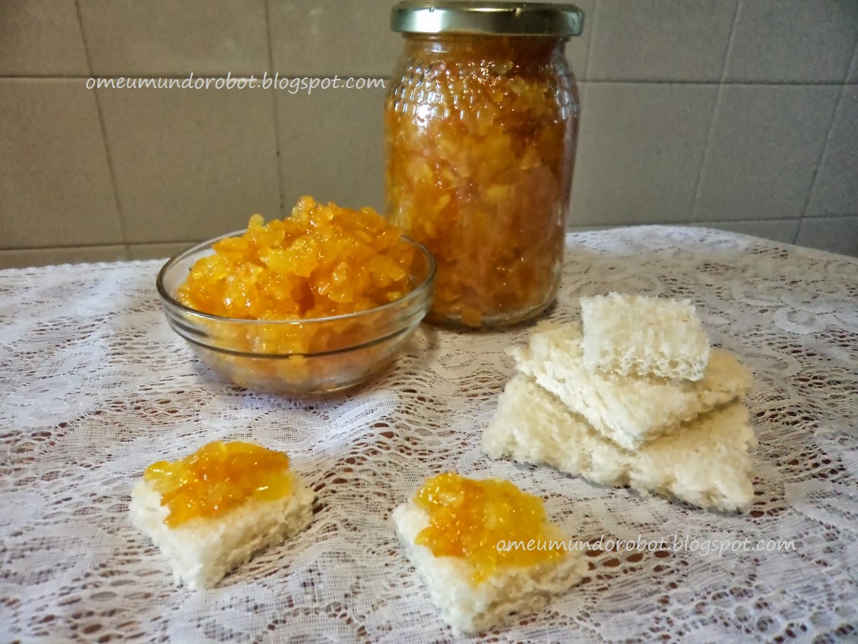 Bimby - Doce de casca de laranja e gengibre